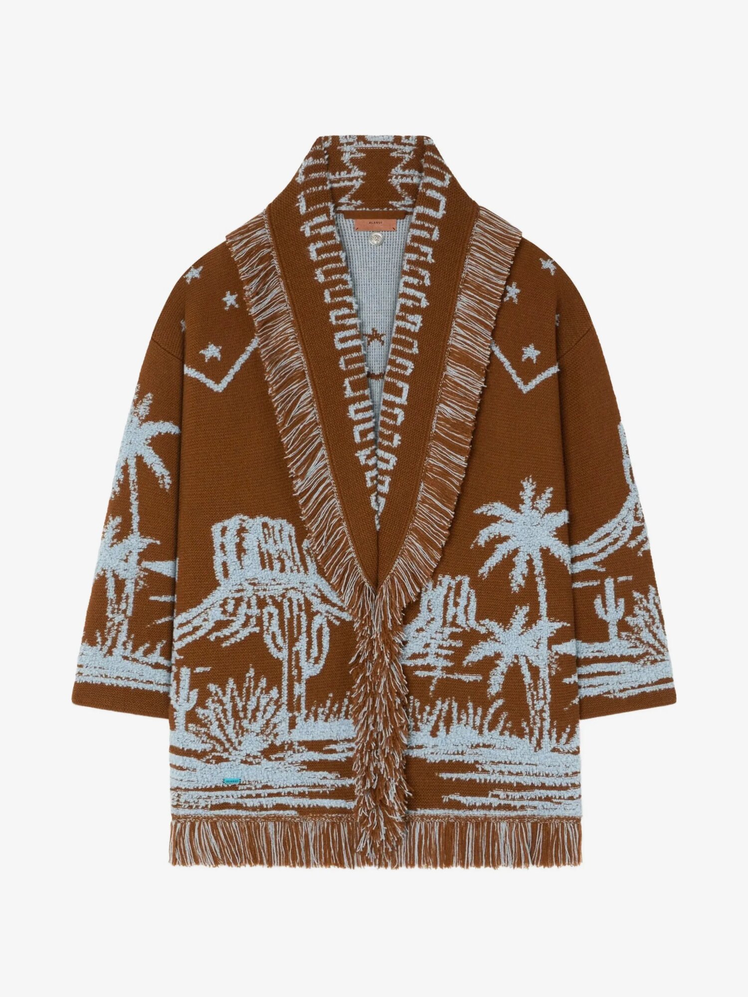 Кардиган Canyon Spirit jacquard fringe-trimmed cardigan