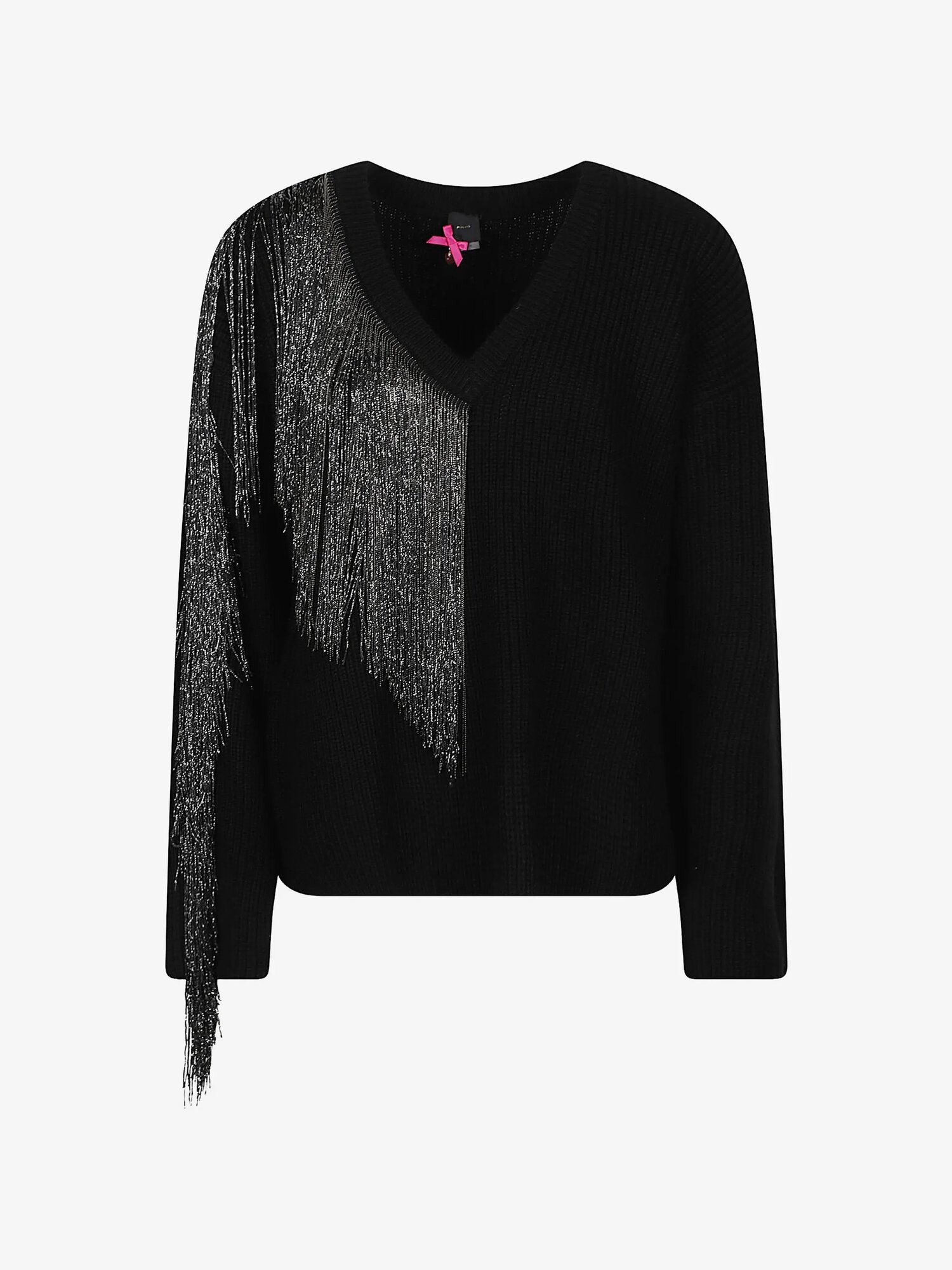 Свитер Fringe-detail V-neck sweater