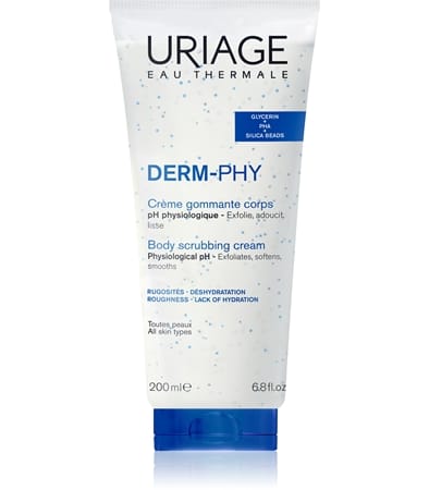 Скраб Uriage DERM-PHY Body Scrubbing Cream, 200 мл