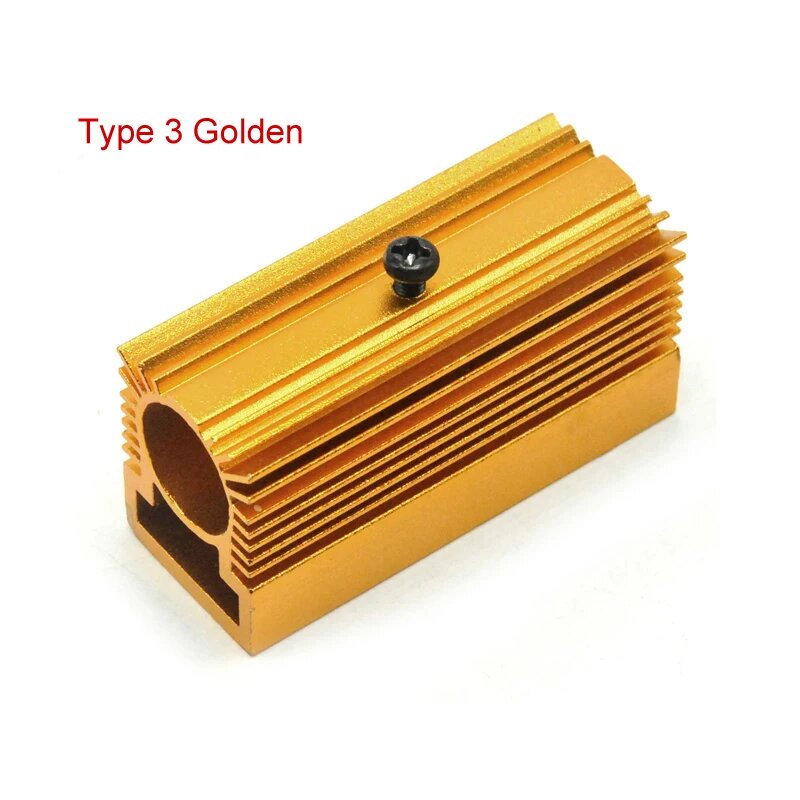 Радиатор для лазерного модуля Q-LINE 12 мм type 3 Golden