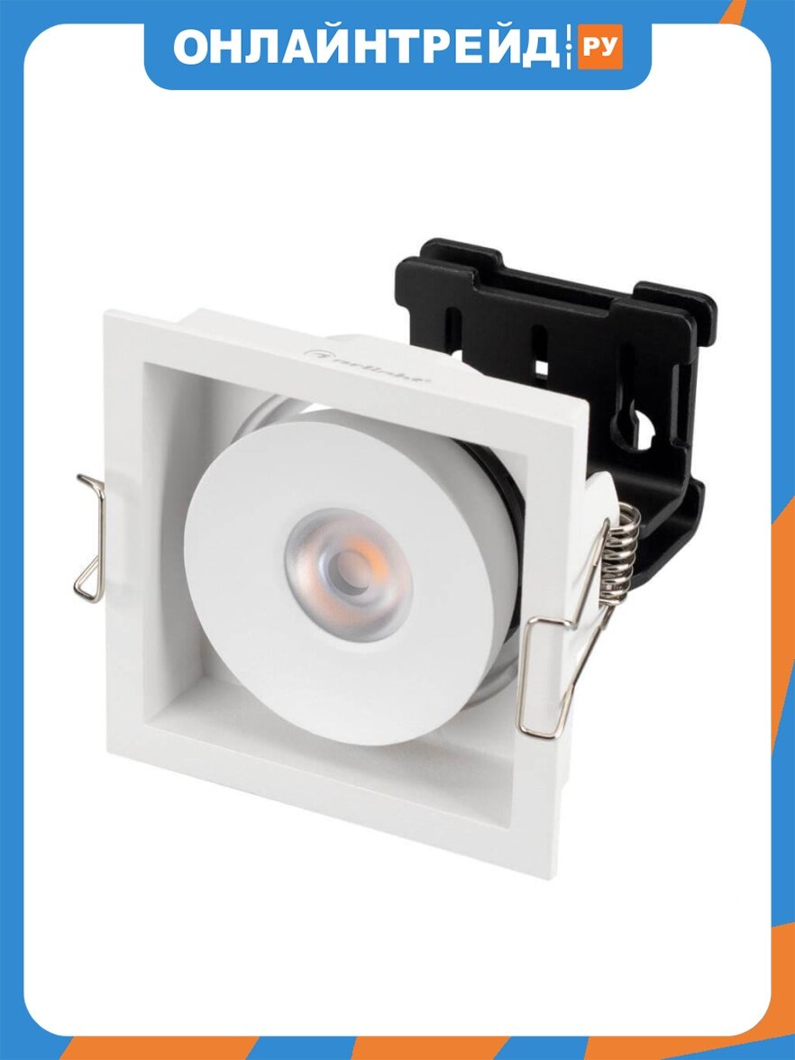 Встраиваемый светодиодный светильник Arlight CL-Simple-S80x80-9W Day4000 028148