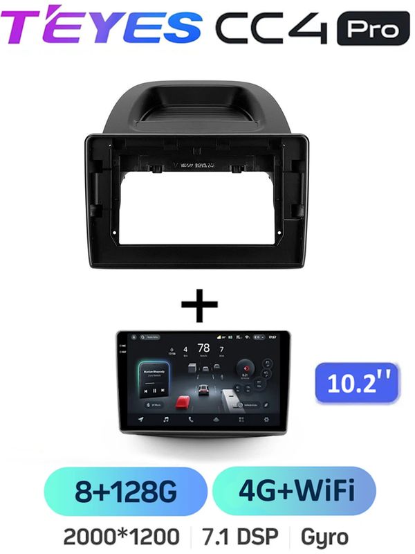 Магнитола Teyes CC4 Pro 8/128 Gb 10.2" Ford EcoSport Eco Sport 2017-2023