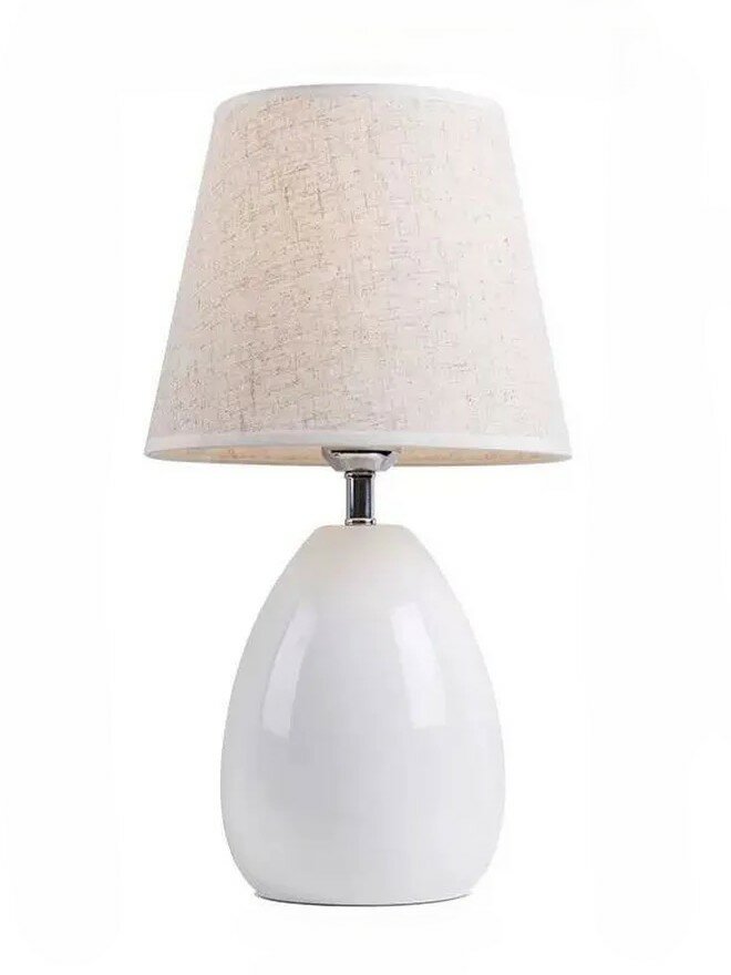Настольная лампа с абажуром Амазон хоум Cozy lamp White AMG007768