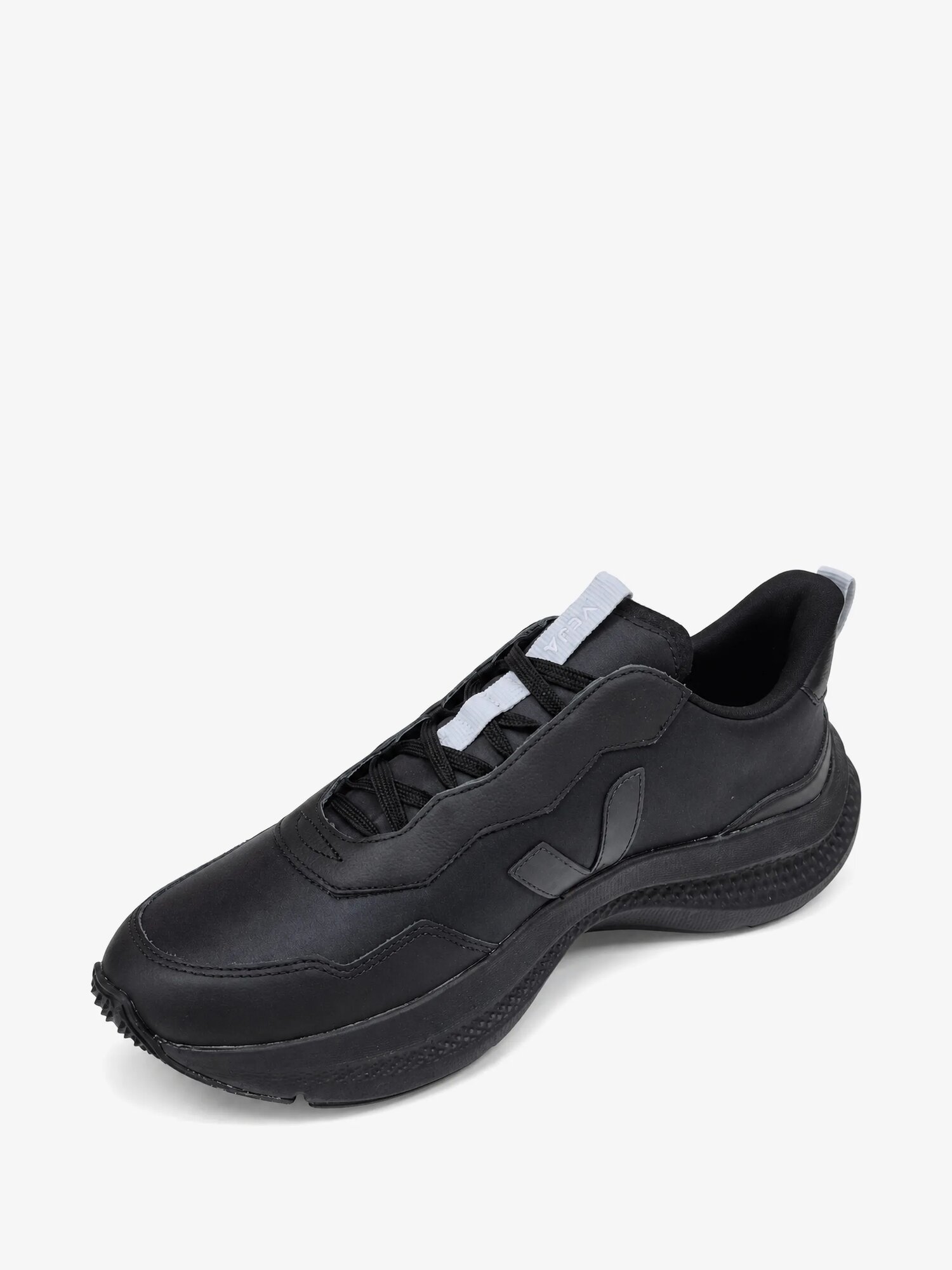 Кроссовки VEJA X CFCL logo-patch leather sneakers, размер 42, черный — фото 1