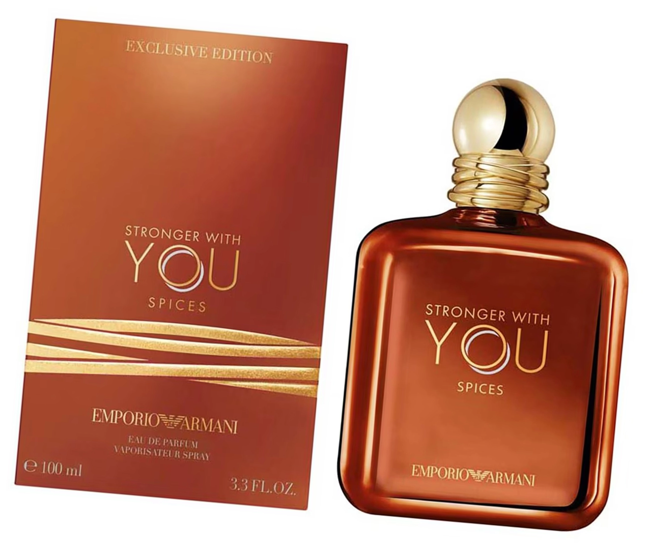 Джорджио Армани Стронгер Виз Ю Спайсес 100 мл парфюм мужской / Stronger With You Spices