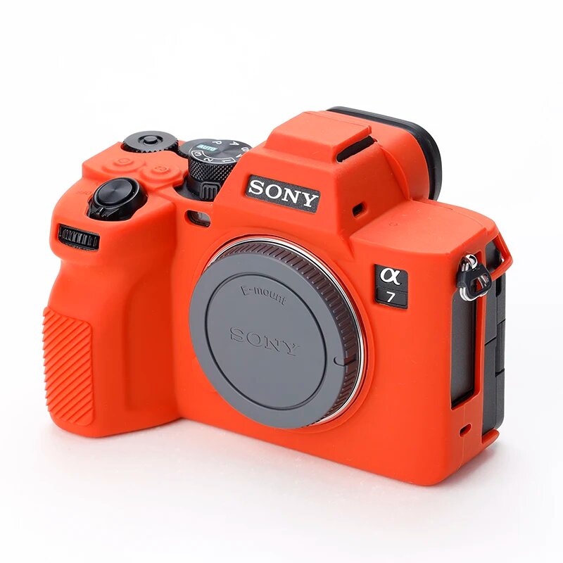 Силиконовый чехол для Sony A7 IV MAJIATIAN Оранжевый, Orange