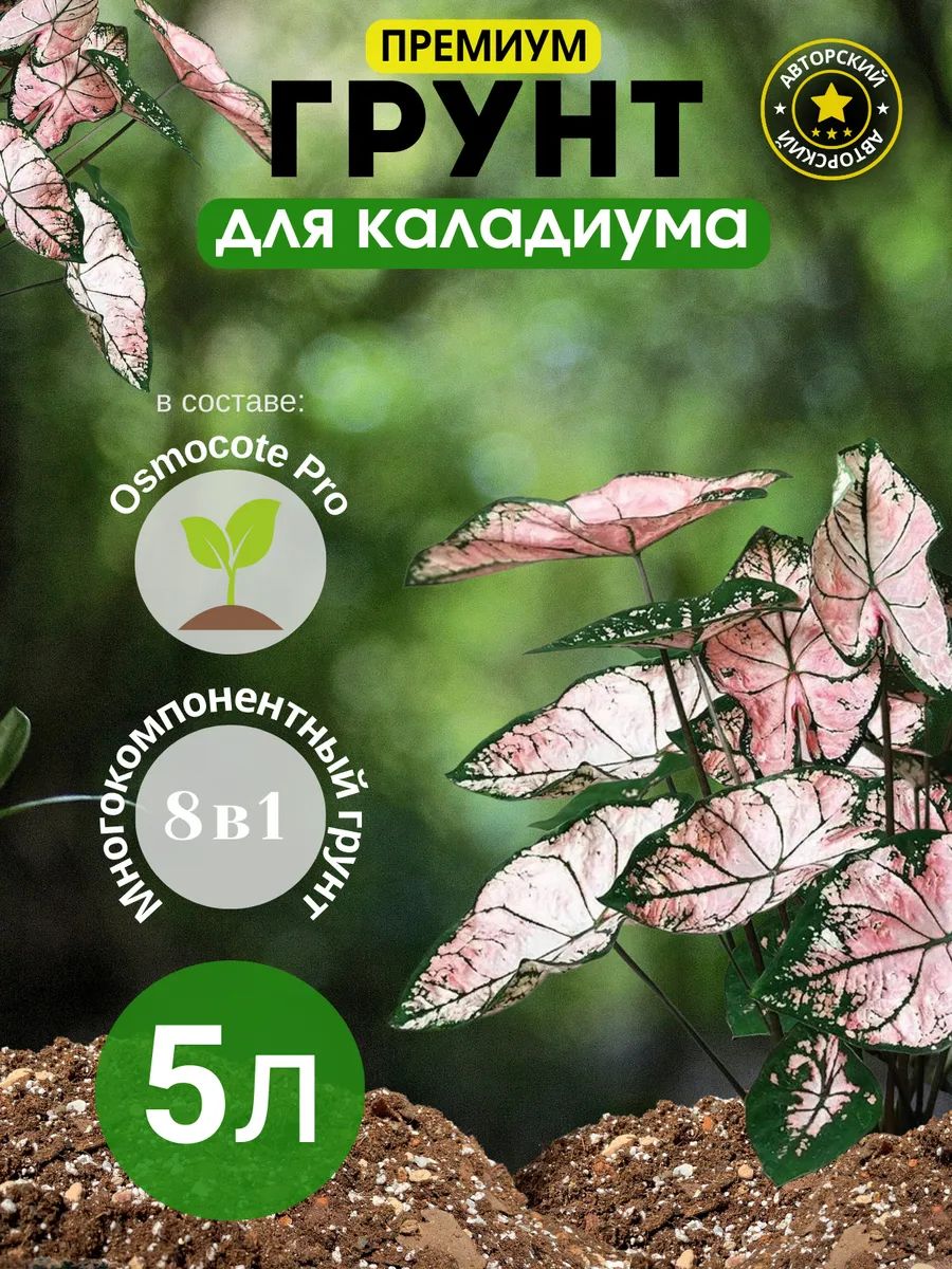 Грунт для Каладиума 5л готовый премиум