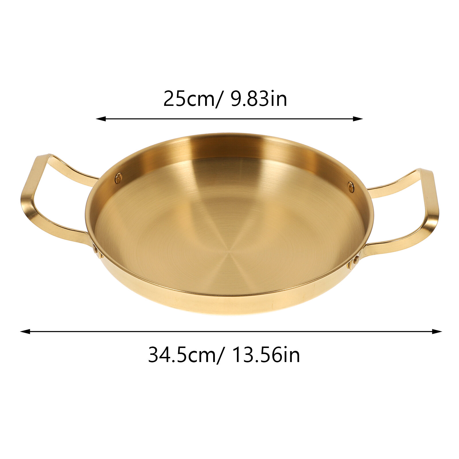 Кастрюля Для Лапши Из Нержавеющей Стали С Ручками Длина 34 50Cm Ширина 24 00Cm Высота 8 00Cm