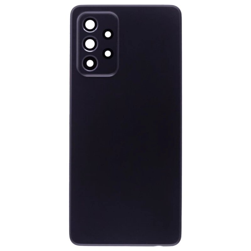 Задняя крышка для Samsung A525 Galaxy A52 / A526 Galaxy A52 5G / A528 Galaxy A52s (черный) (в сборе со стеклом камеры)