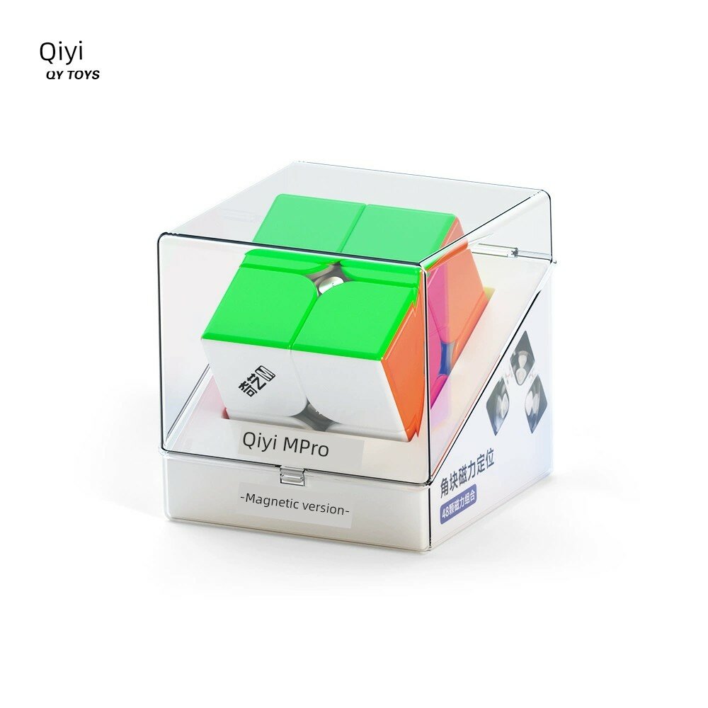 Qiyi M Pro 2x2 Магнитный Скоростной Куб с Магнитным Цветом, Компетиционный Класс