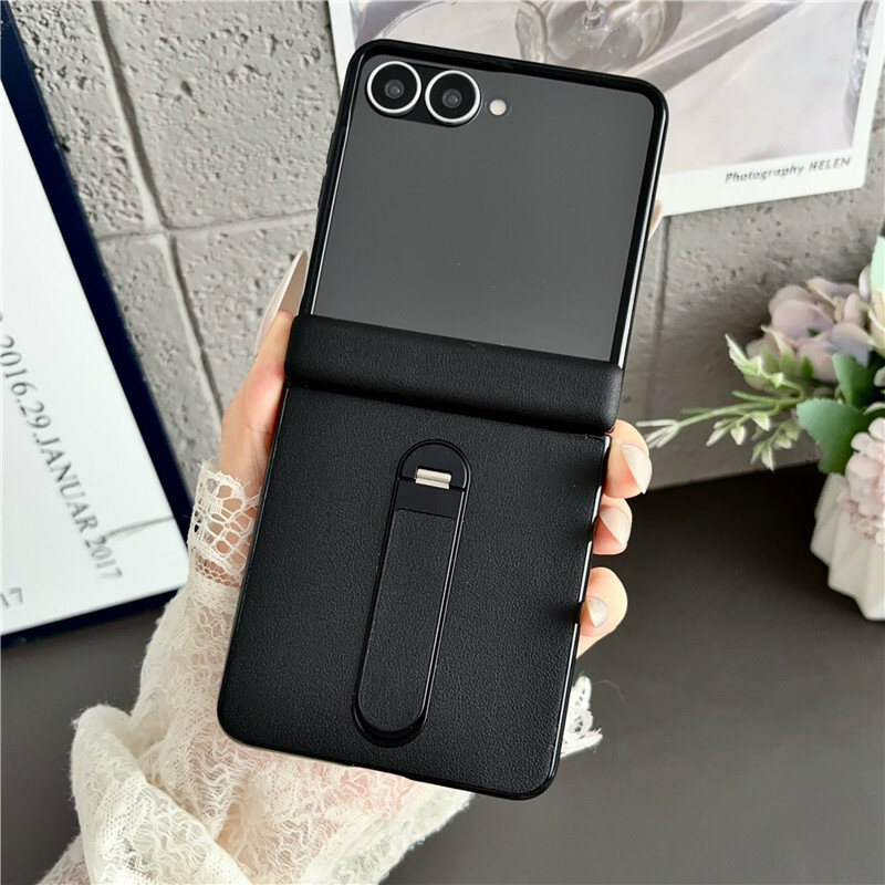 Чехол для Samsung Galaxy Z Flip8 / Samsung Z Flip8 / Самсунг Галакси Зед Флип8, soft touch, чехол-кардиомонитор, поликарбонат (PC), защита камеры, ударопрочный, встроенная подставка, усиленные углы