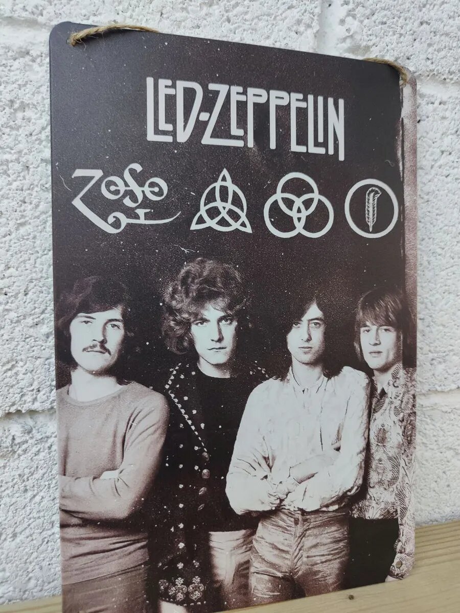 Led Zeppelin постер