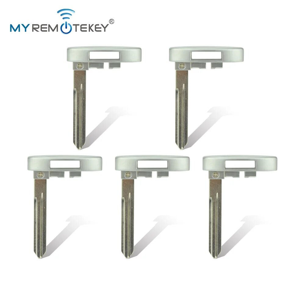 MYREMOTEKEY 5 шт. Новые смарт-ключи-пульты, аварийные сменные ключи с необработанным лезвием для Cadillac CTS STS DTS XLR