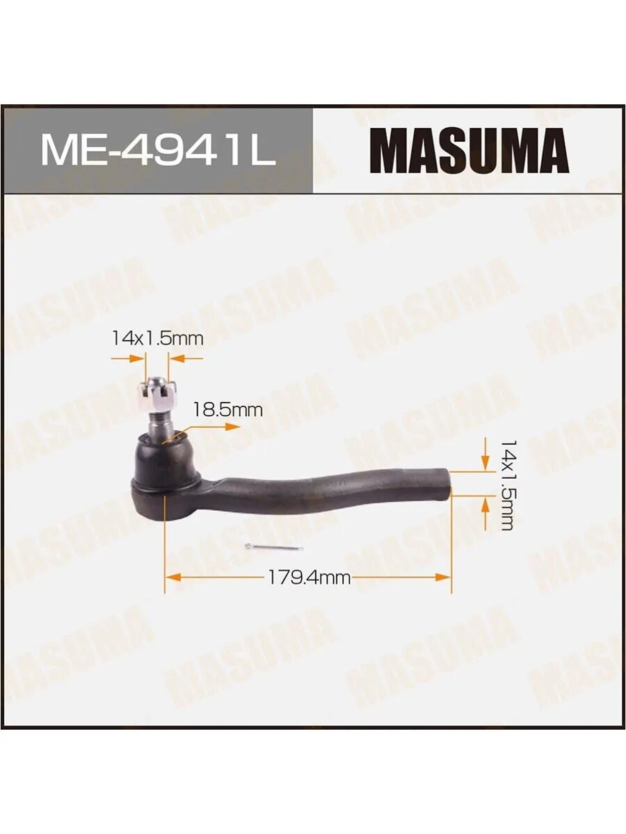 Наконечник рулевой для а/м Nissan Teana (J31) 03-08 левый, арт. ME4941L