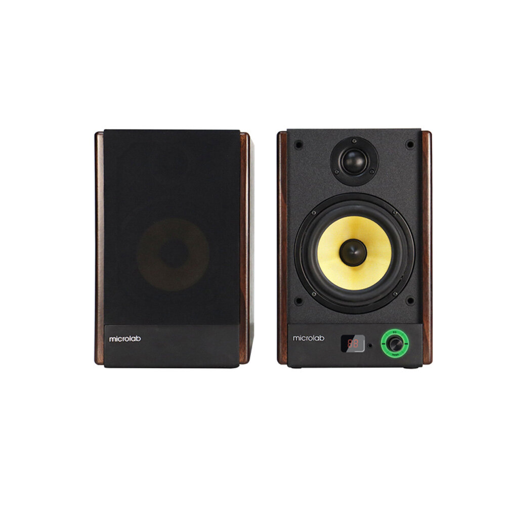 Полочная акустика Microlab SOLO 52.0 с bluetooth, коричневый, пара