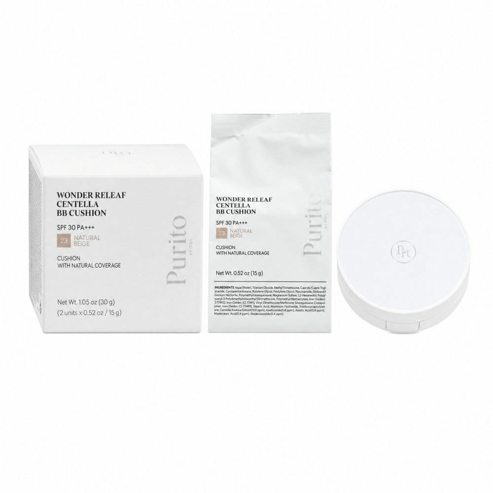 BB-средство Purito Wonder Releaf Centella BB Cushion SPF 30 PA+++ 23 Natural Beige 15 г