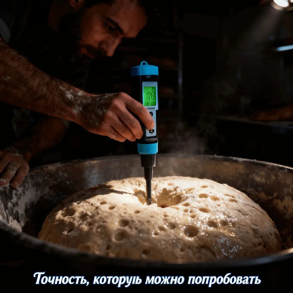 Высокоточный PH метр для еды, воды, почвы, теста, сыра, мяса цифровой тестер кислотности с температурным датчиком, универсальный анализатор PH 0.00-14.00PH