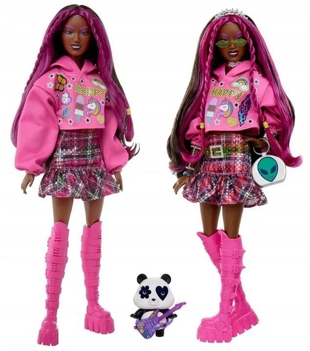 Кукла Barbie Extra, розовый, высота 30 см, с аксессуарами, для девочек — фото 1