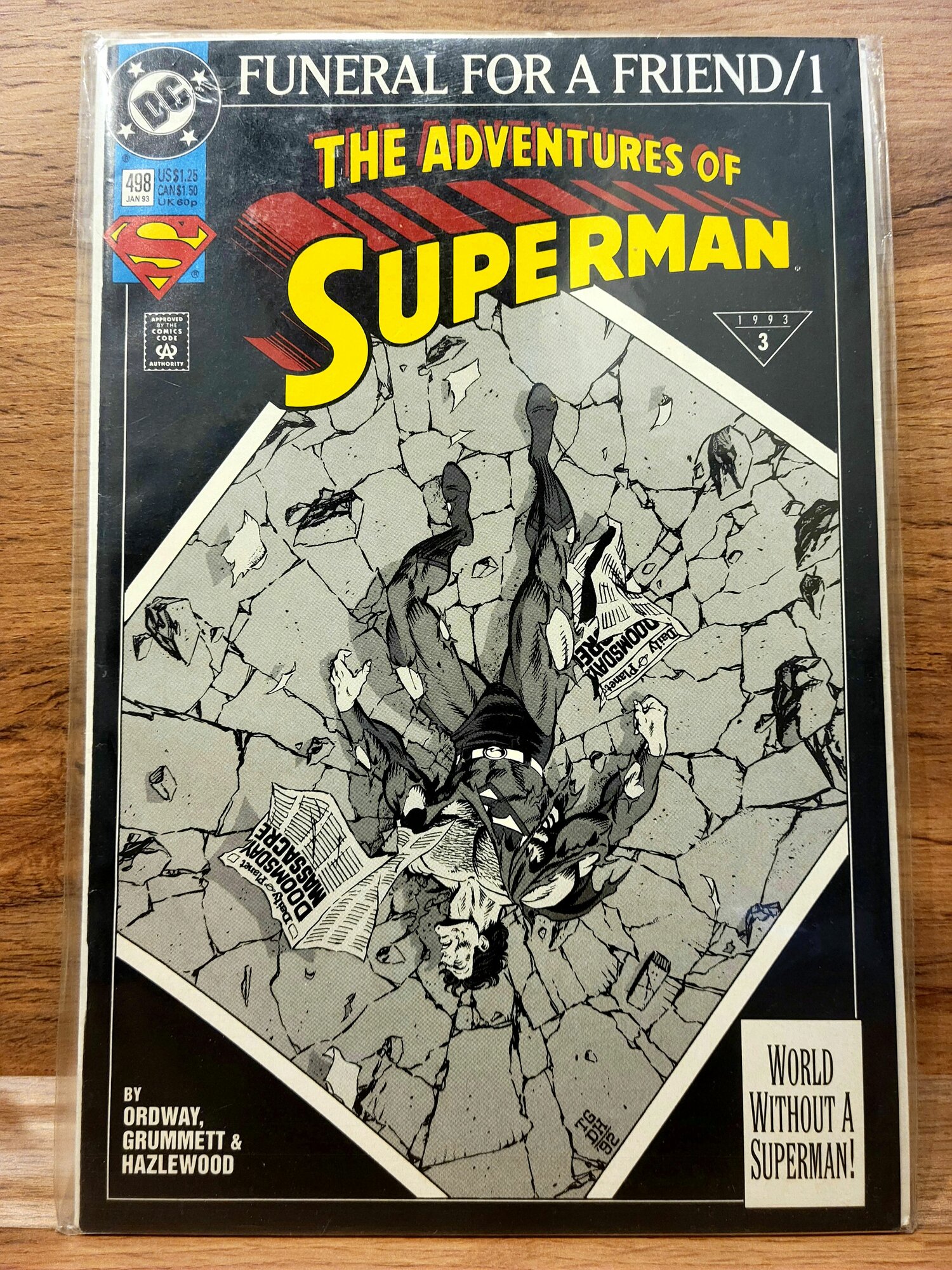 Ретро Комикс Adventures Of Superman #498. 1993 Год.