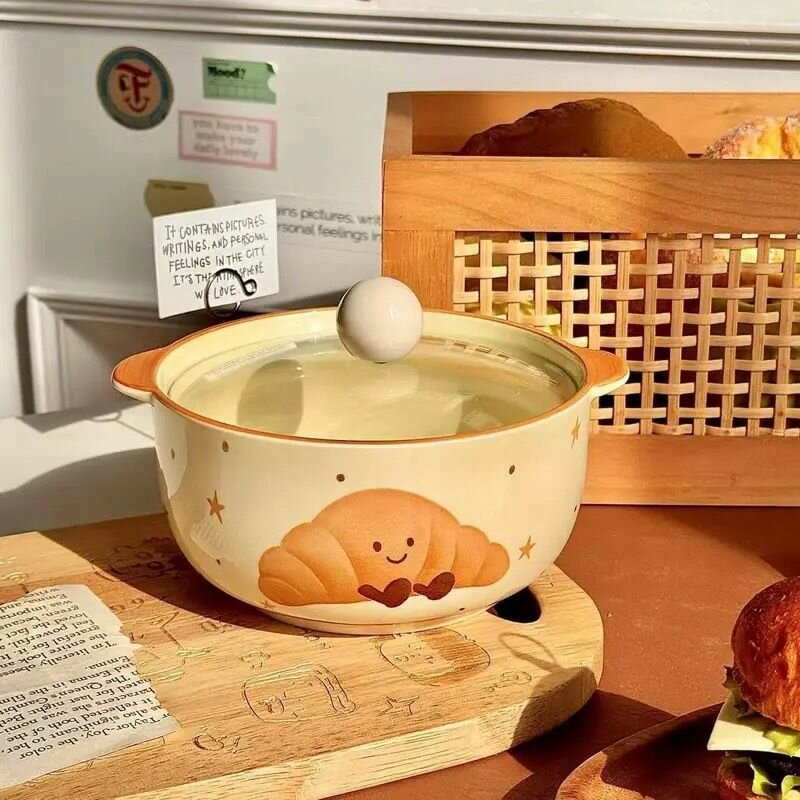 Миска 800 мл кремовый, 1 шт