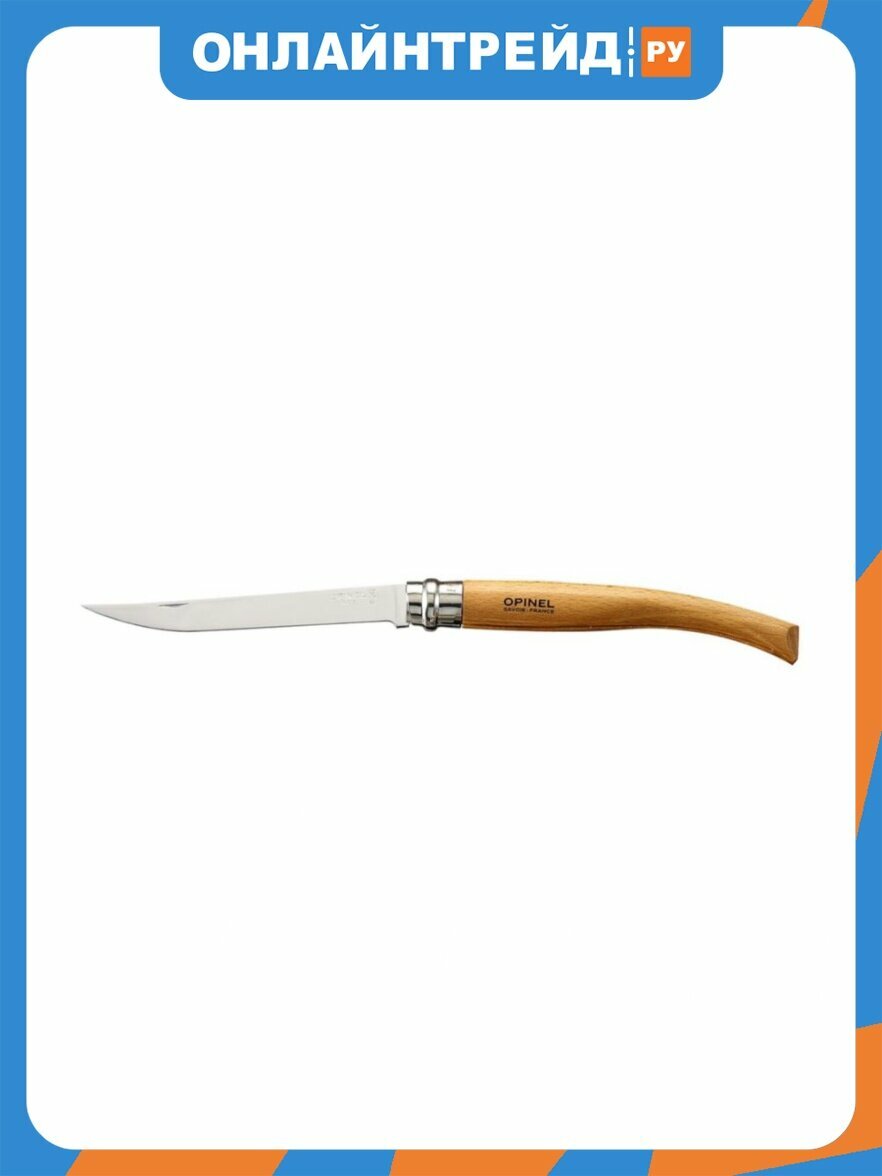 Нож филейный Opinel Effile Slim №12 VRI клинок 12см, нерж. сталь, бук