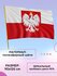 Флаг Польши с гербом