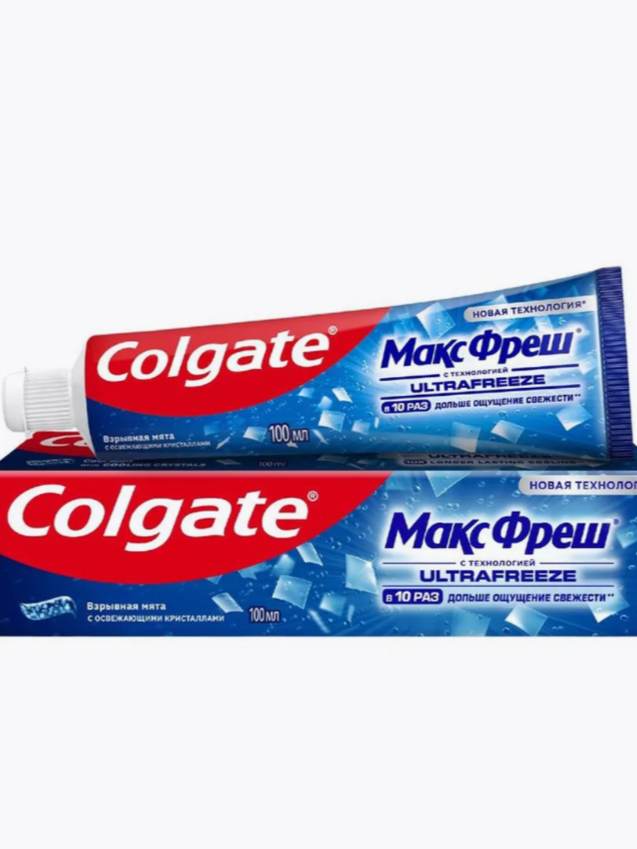 Зубная паста Colgate "Макс Фреш Взрывная Мята", освежающая, 100мл