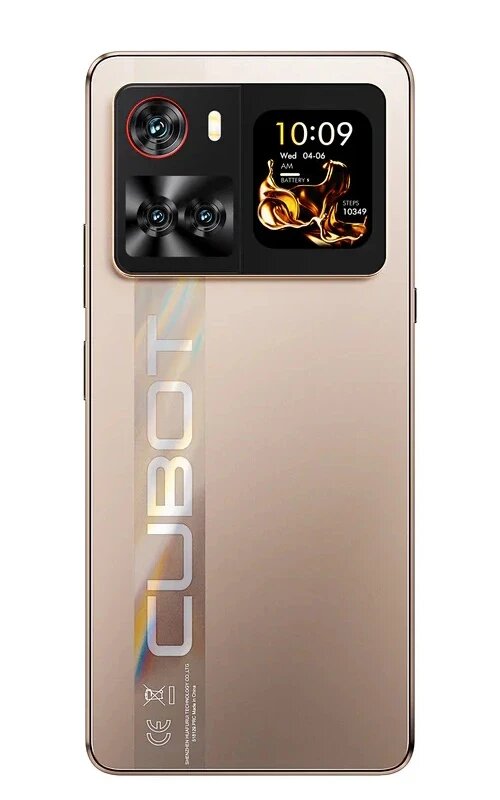 6.88" Смартфон Cubot X100 8/256 ГБ, 5G, Nano-SIM, 1640x720, IPS, 120 Гц, золотистый