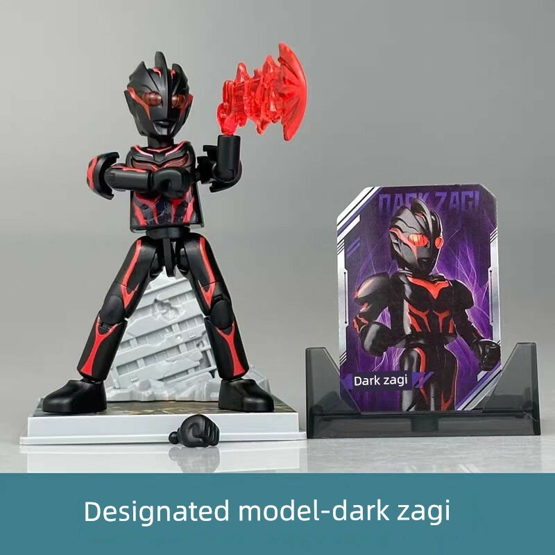 Конструктор BLOKEE Ultraman Серия 9 Эксклюзивная фигурка Тёмный Заги Игрушка Коллекционная