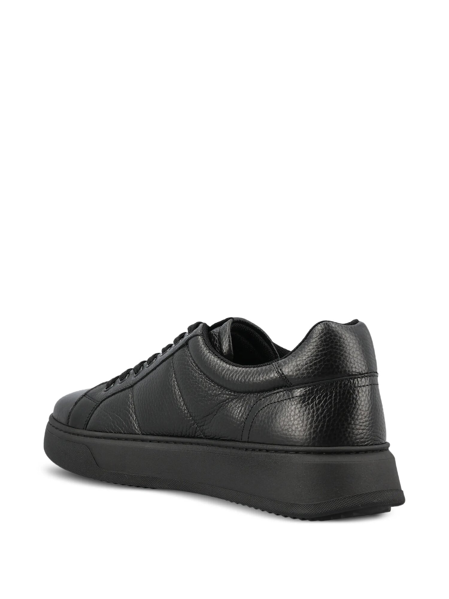Кроссовки Bogner Logo-plaque leather sneakers, размер 41, черный — фото 1