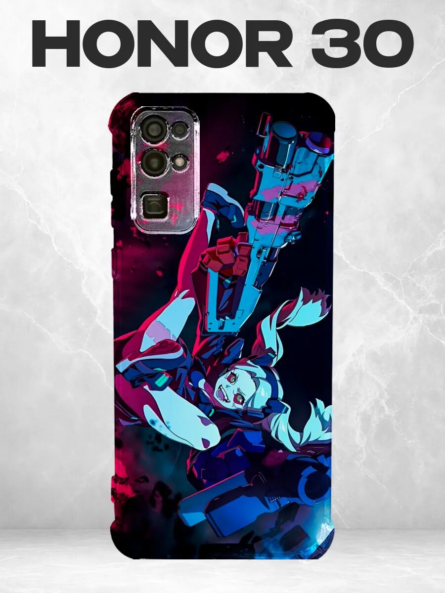 Чехол на Honor 30 киберпанк неон аниме