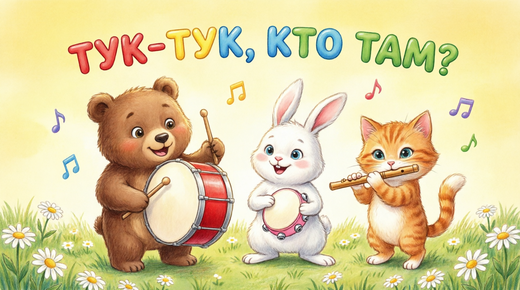 Песенка для детского утренника "Тук-Тук!". 2026г. mp3 файл на почту.