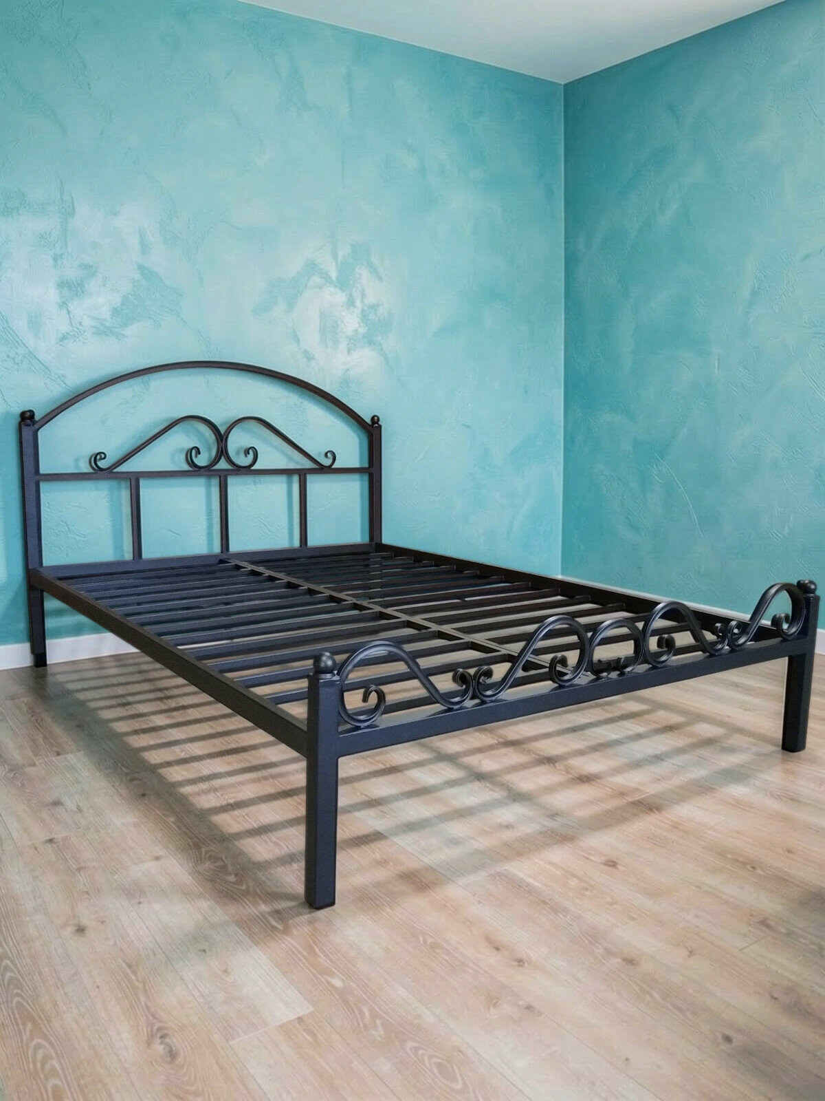 Кровать LOFT Mebel, ариэль, 160*200, металлическая, кованая, усиленная