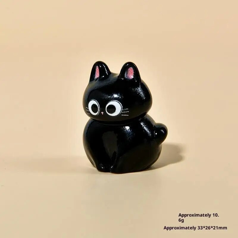 Миниатюрная фигурка котенка из смолы A6