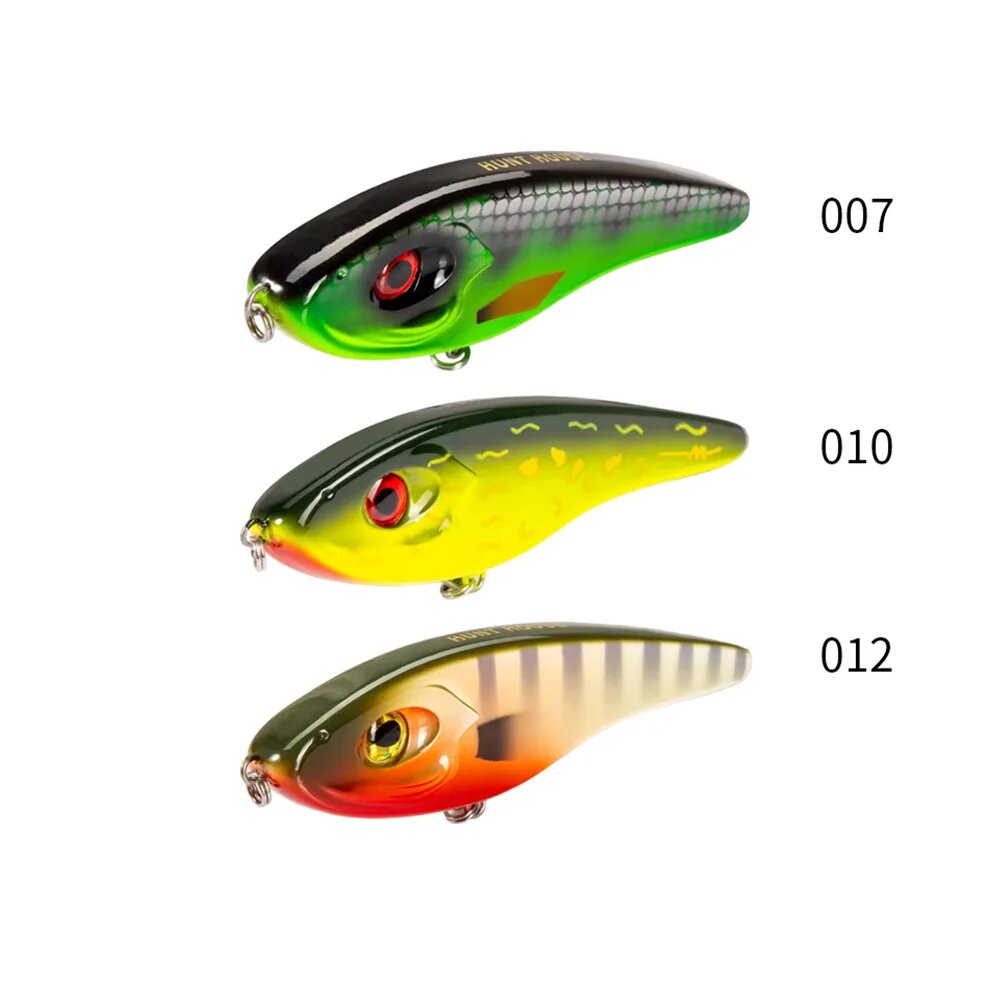 Hunthouse 3шт. Джеркбейты для ловли щуки 115мм/32г, 145мм/55г 145mm 55g, 071012