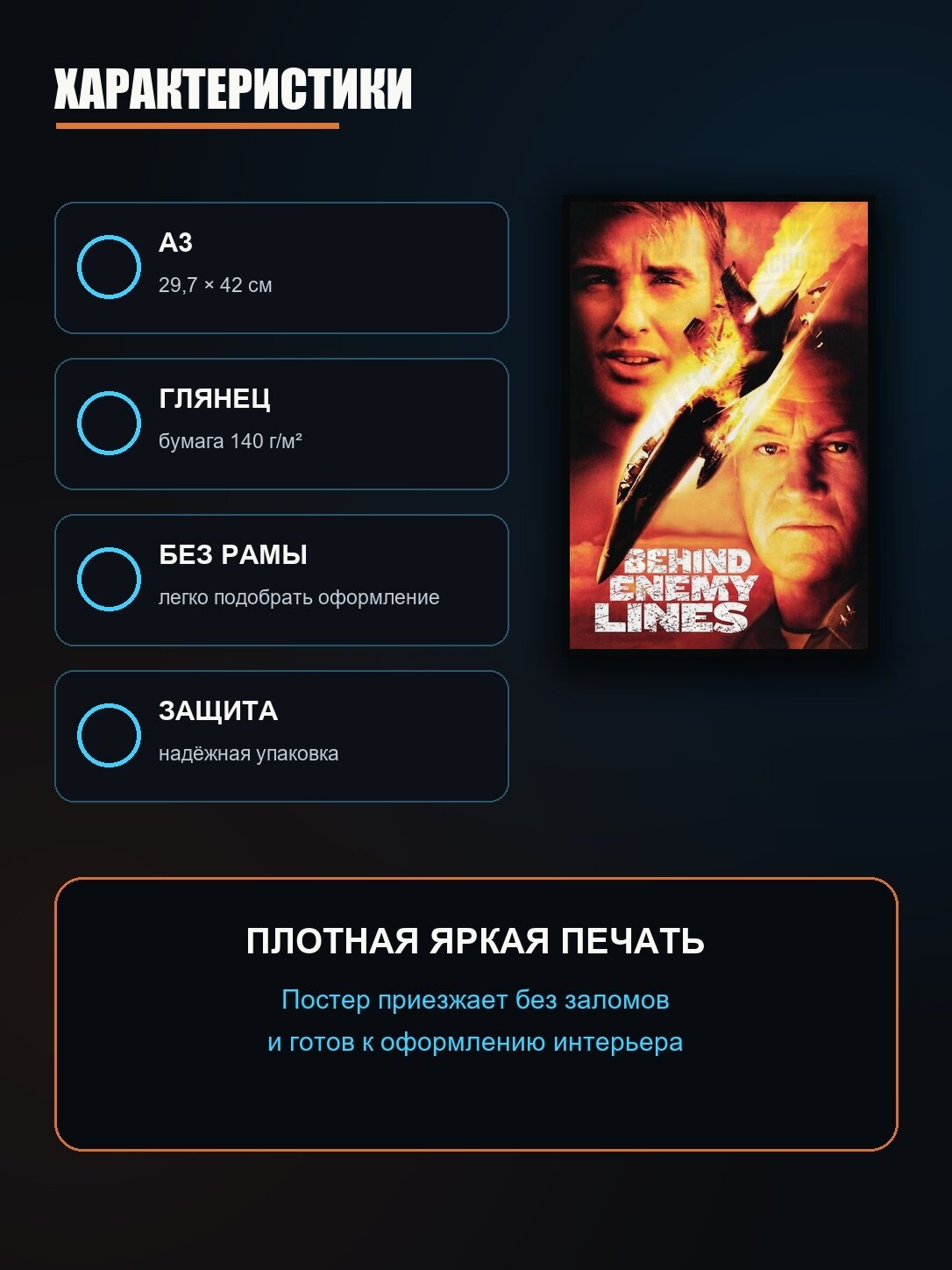 Постер В тылу врага — фото 1