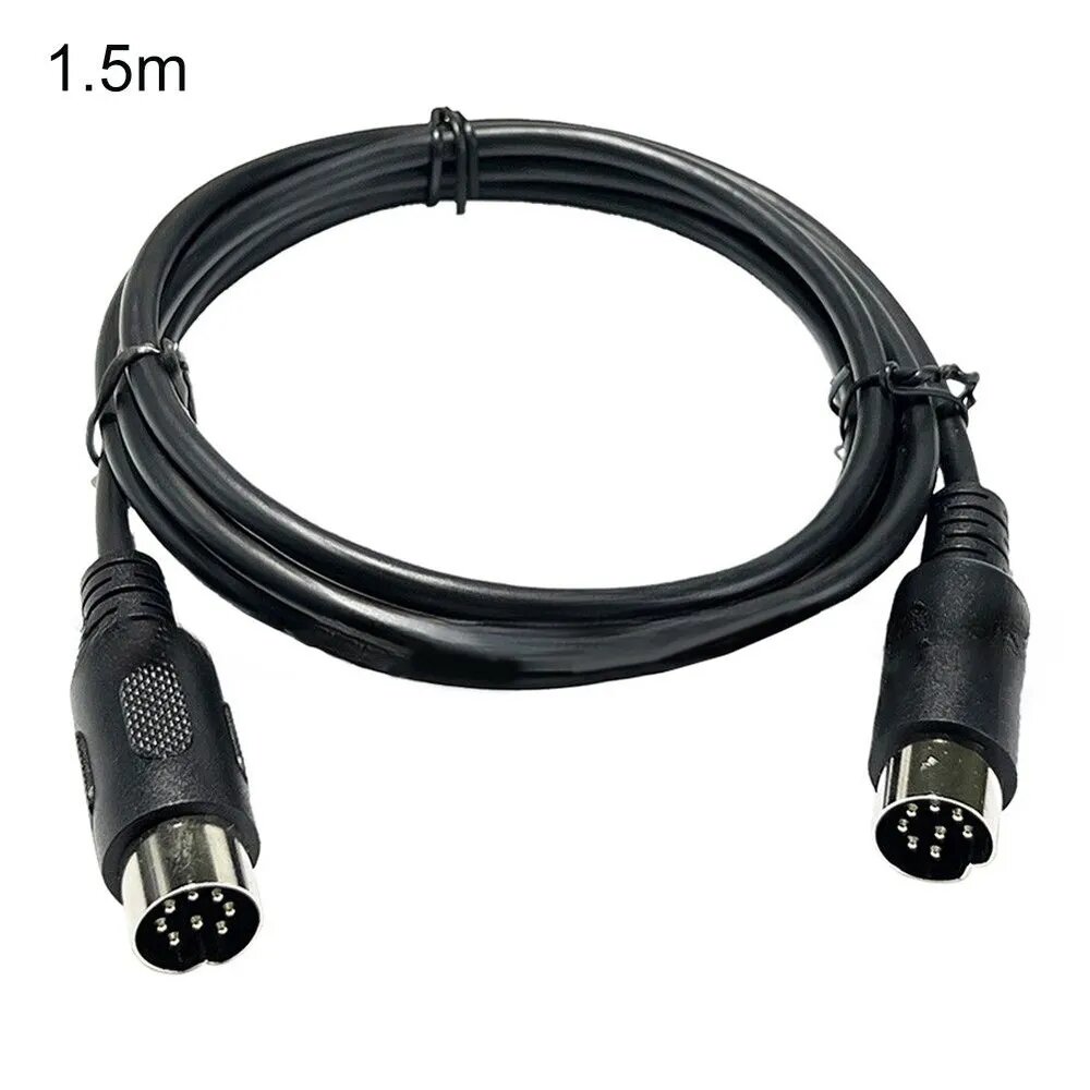 Кабель DIN 8-pin 1.5м, штекер-штекер, для MIDI и аудио