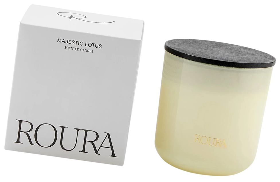 Свеча для дома Roura Majestic Lotus 830 гр - Рура Величественный Лотос