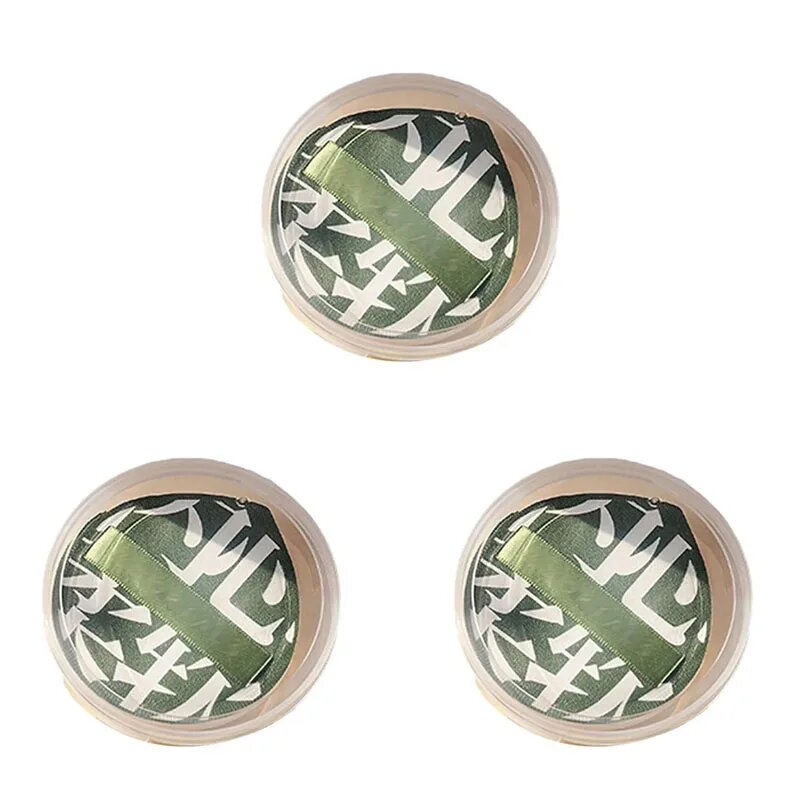 Косметические спонжи (1/2/3/4 шт.) с футляром 3pcs green