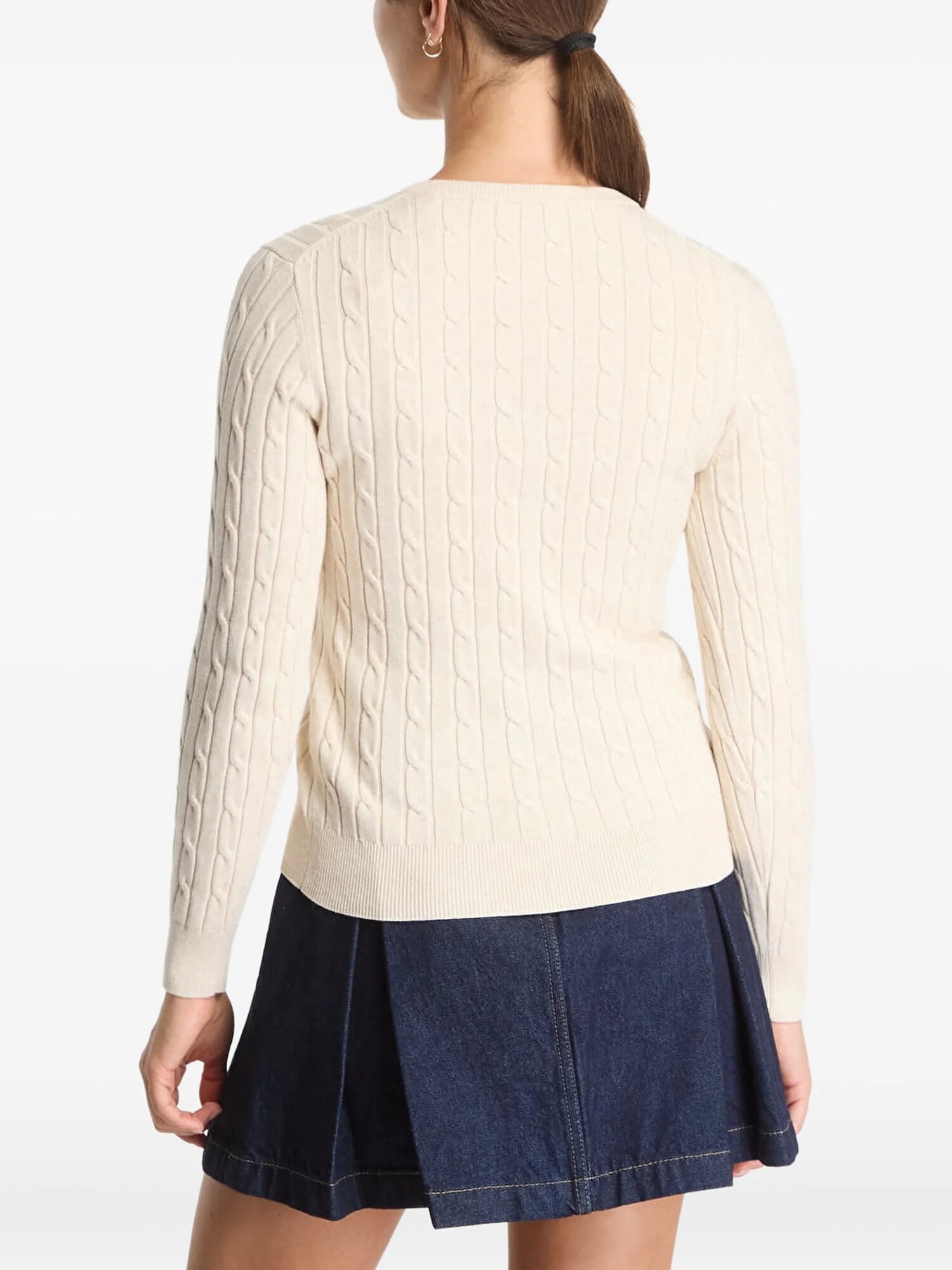 Кардиган GANT Cable-knit cardigan, размер 46 — фото 1