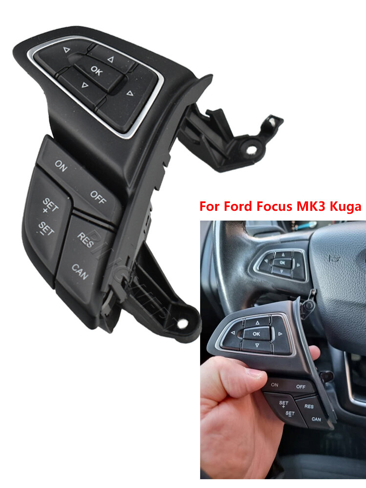 Форд Фокс Mk3 2015 - 2017 Kuga 2017 Круиз переключатель Многофункциональная кнопка рулевого колеса