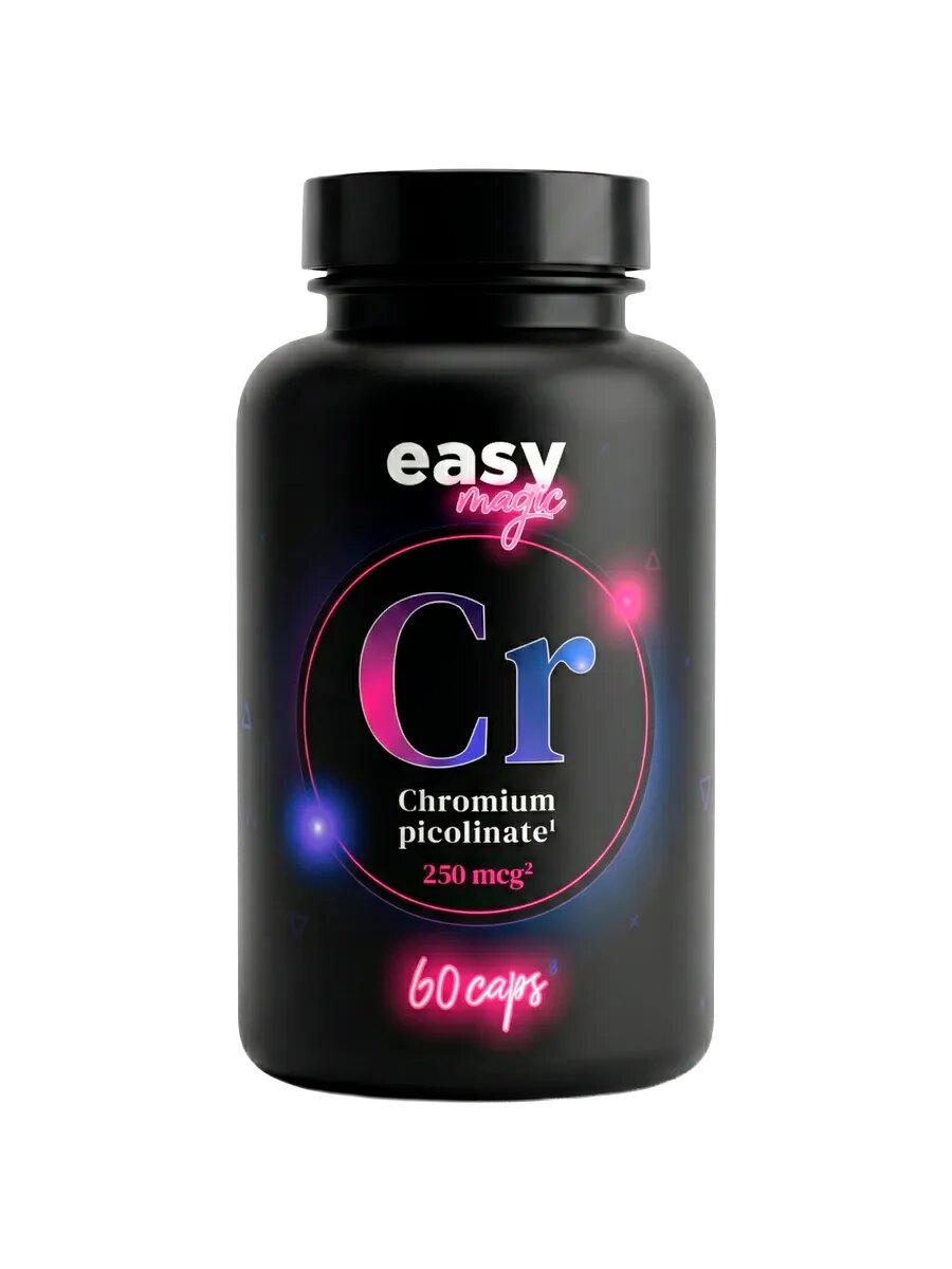 Хром пиколинат Easy Magic, 60 капсул