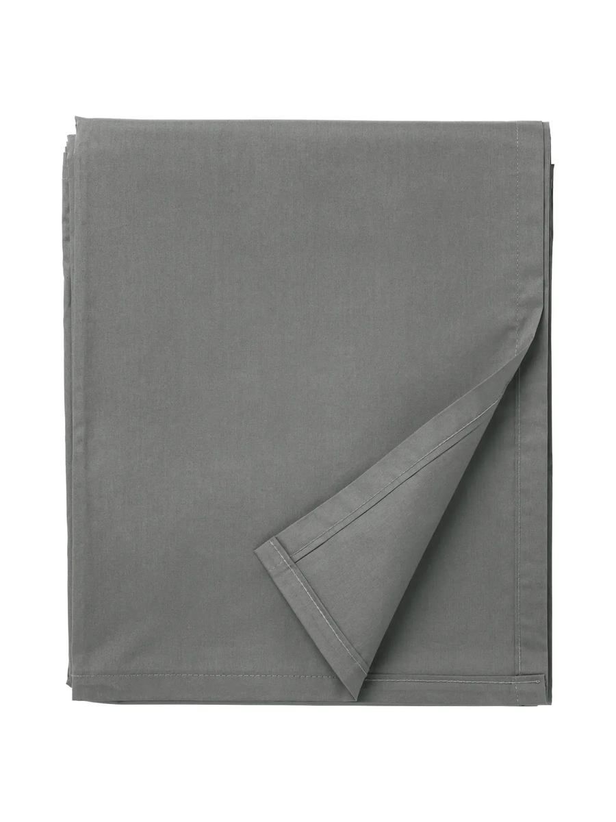 IKEA Простыня Cotton/lyocell ULLVIDE, серая, 240x260 см