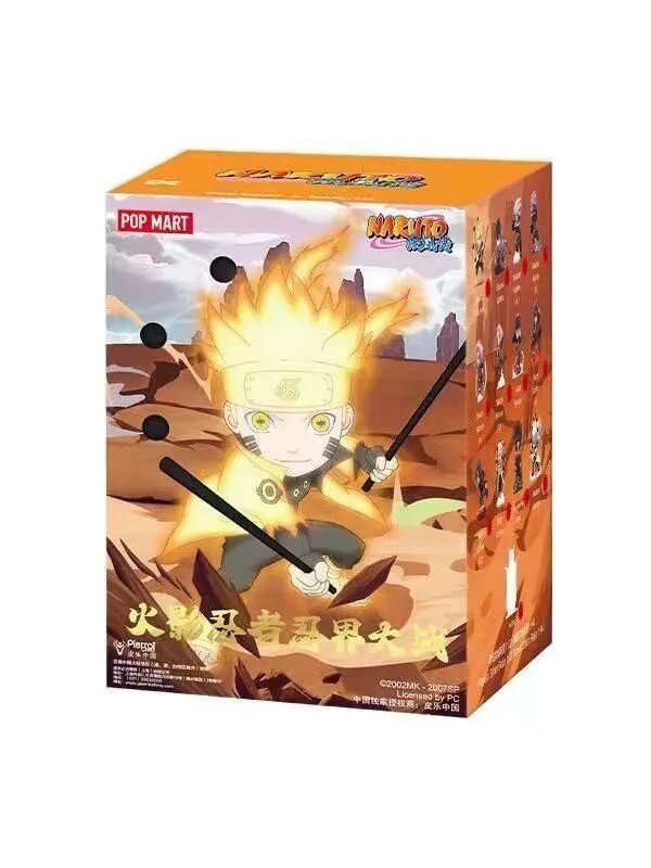 Коллекционная фигурка Слепая коробка POP MART Naruto Ninja World War Series Figures, Случайная Фигурка 1 шт/Blind Box подарок подруге