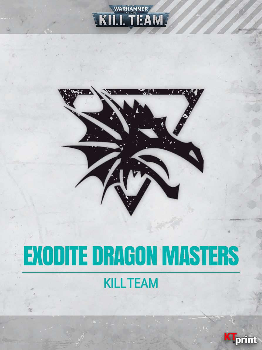 Exodite Dragon Masters - Warhammer Kill Team - Карты и жетоны