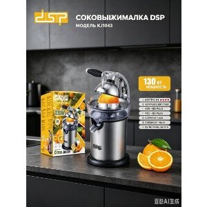 Соковыжималка электрическая DSP-ZZ2, светло-серый