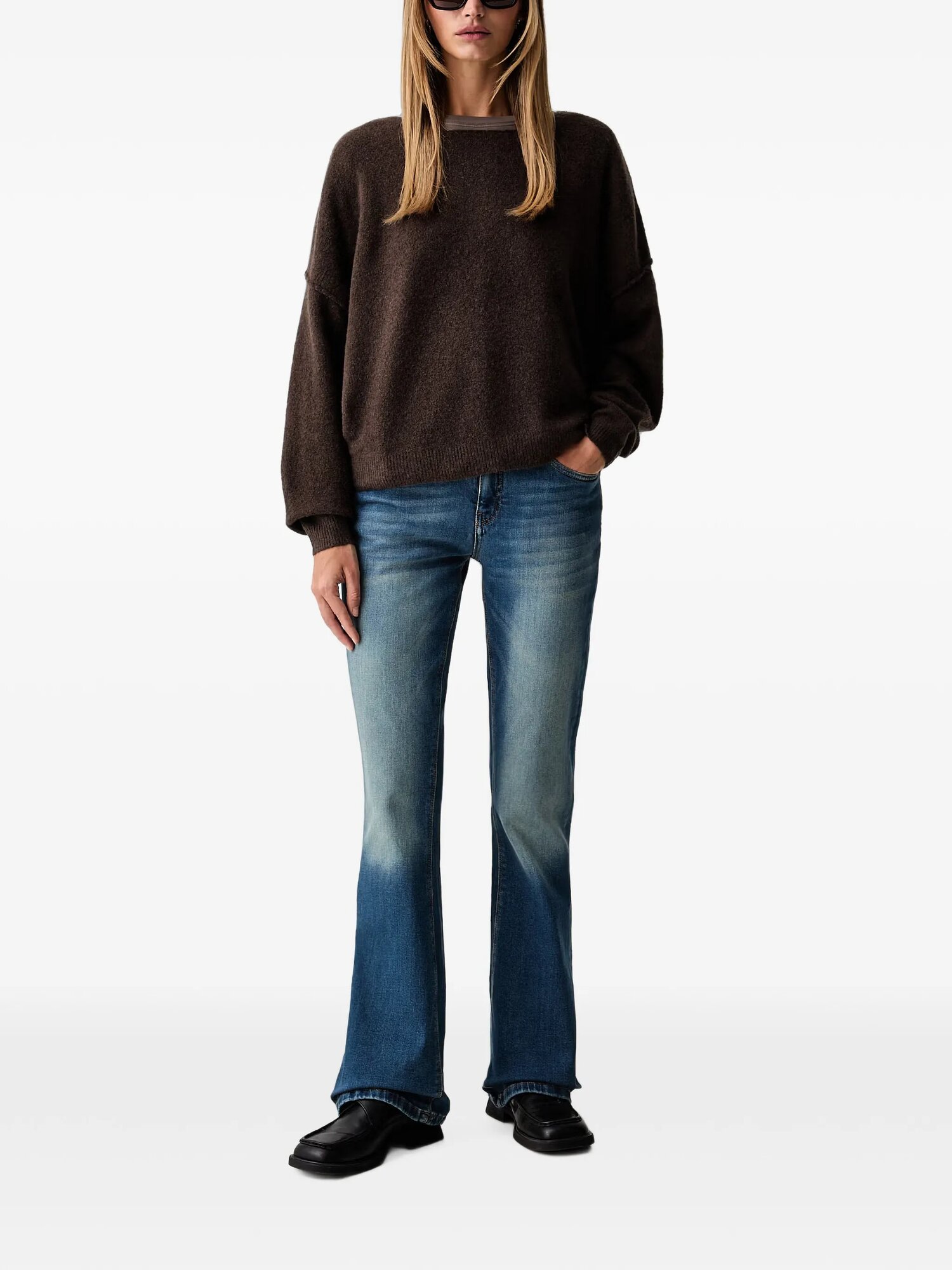 Свитер American Vintage Damsville sweater, размер XS-S, , brown — фото 1