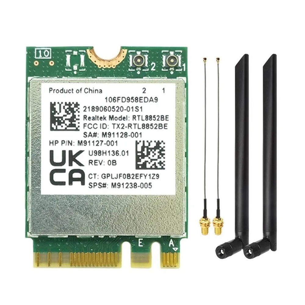 Карта Wi-Fi 6 AX1800 RTL8852BE С Внешней Антенной