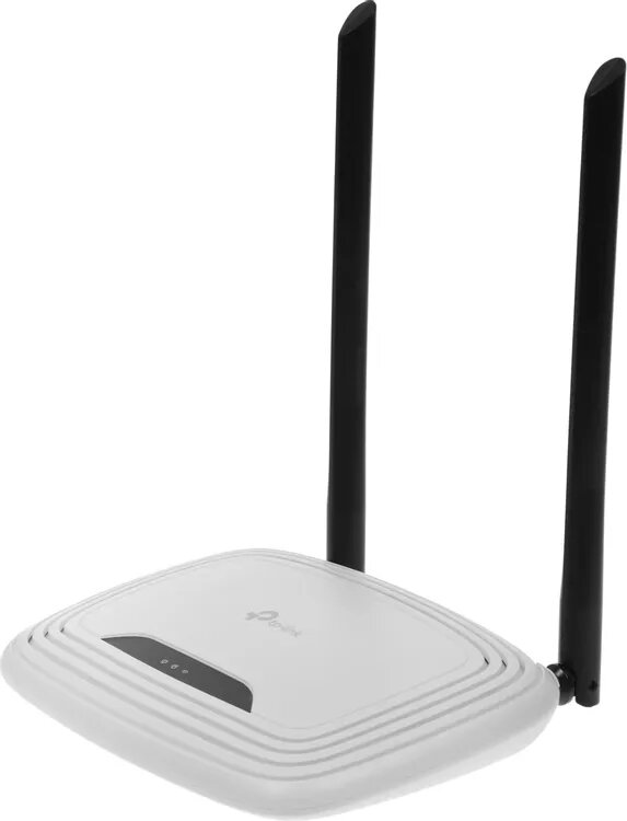 Wi-Fi роутер TP-LINK TL-WR841N, Wi-Fi 4, N300, 2.4ГГц, 4 LAN, белый