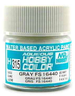 H315 краска водоразбавляемая художественная т. м. MR.HOBBY 10мл GRAY FS16440